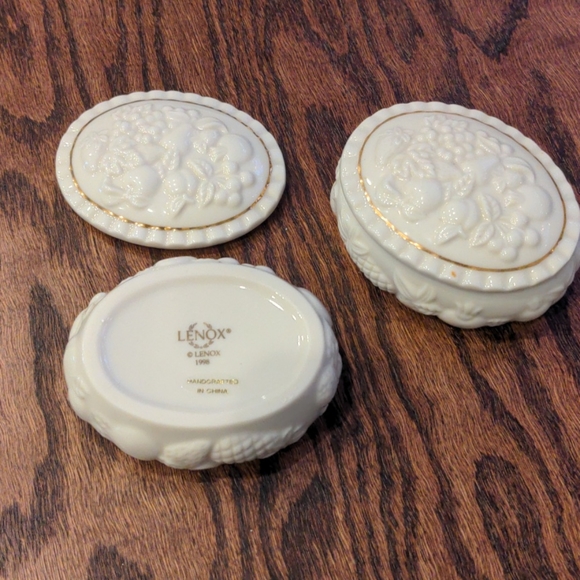 Lenox | Other | Vintage Lenox Jewelry Boxes Set Of 2 | Poshmark